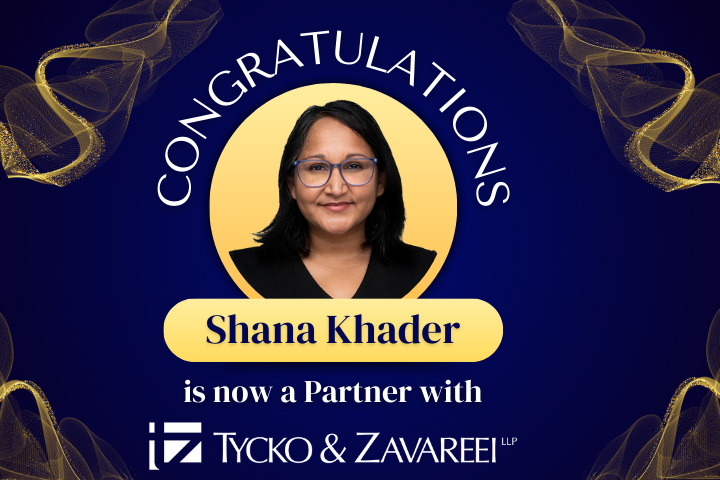 Shana Khader Elevated to Partner at Tycko & Zavareei LLP - Tycko ...