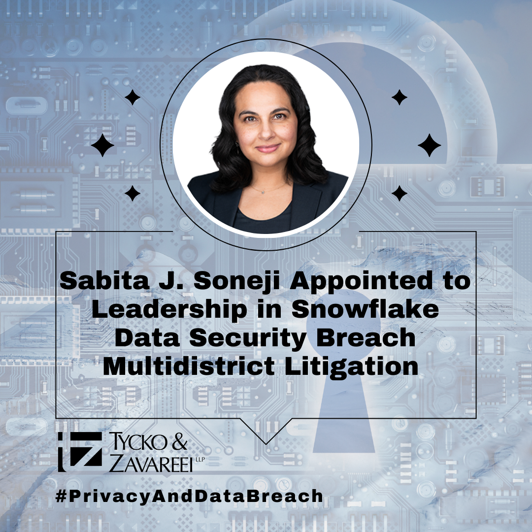 Sabita J. Soneji Appointed to Leadership in Snowflake Data Security Breach Multidistrict ...